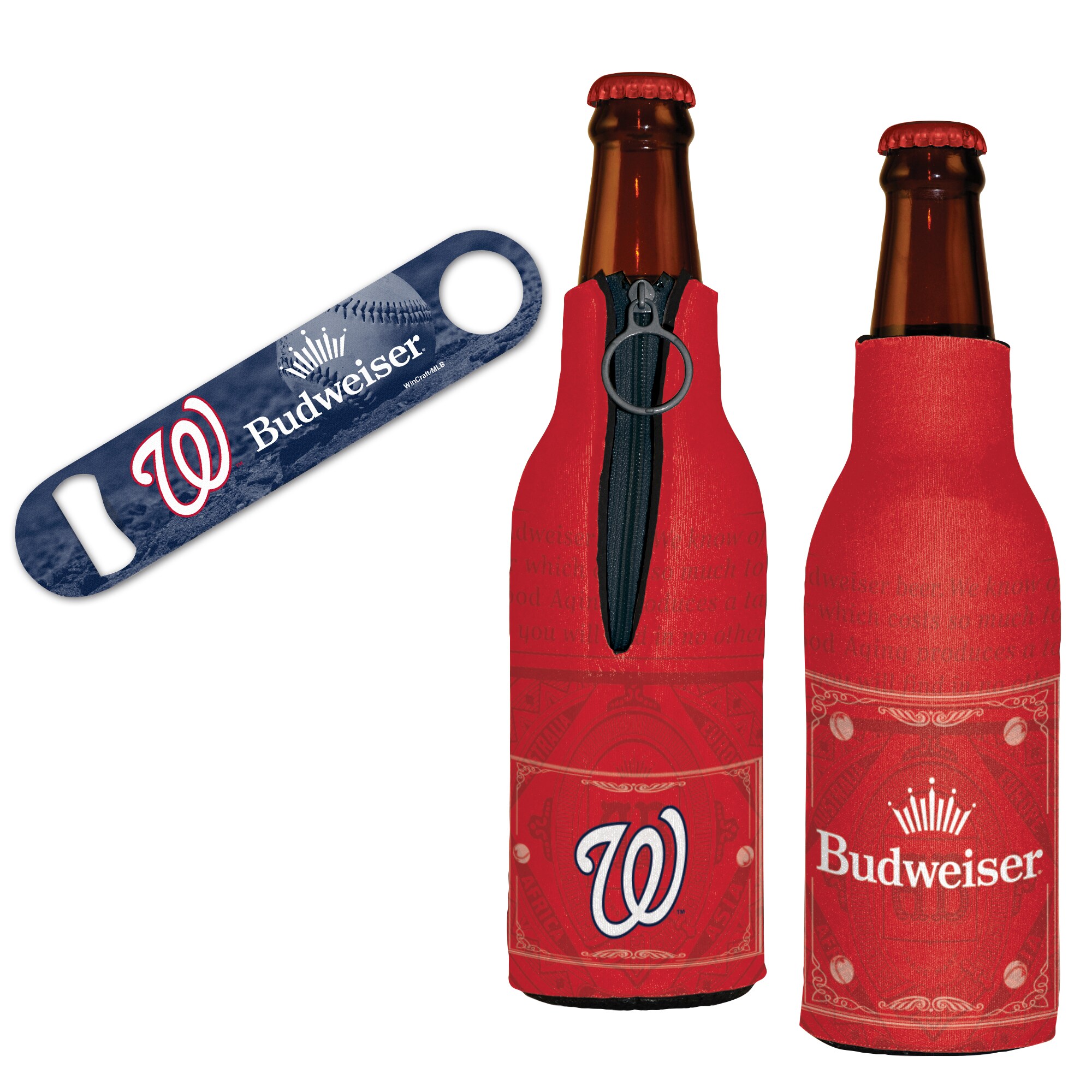 It's a great day to be a Washington Nationals fan, so let the good times keep rolling with this MLB x Budweiser bottle o...