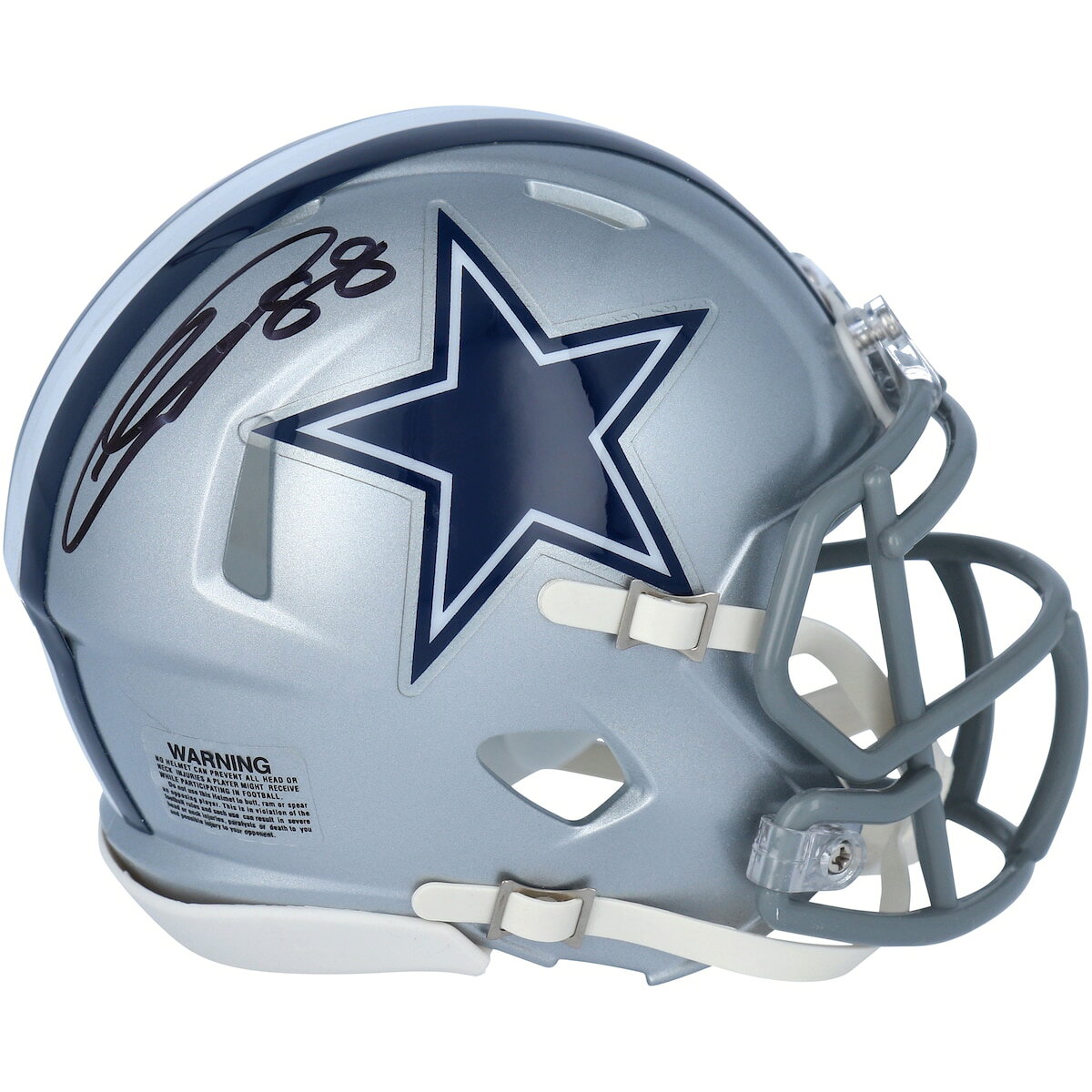 This mini helmet has been personally hand-signed by CeeDee Lamb. It is officially licensed by the National Football Leag...