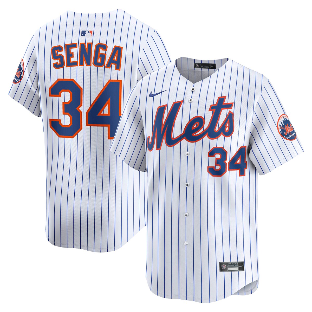 Give your New York Mets look an upgrade with this Kodai Senga Limited Player Jersey by Nike. Designed to mirror the on-f...