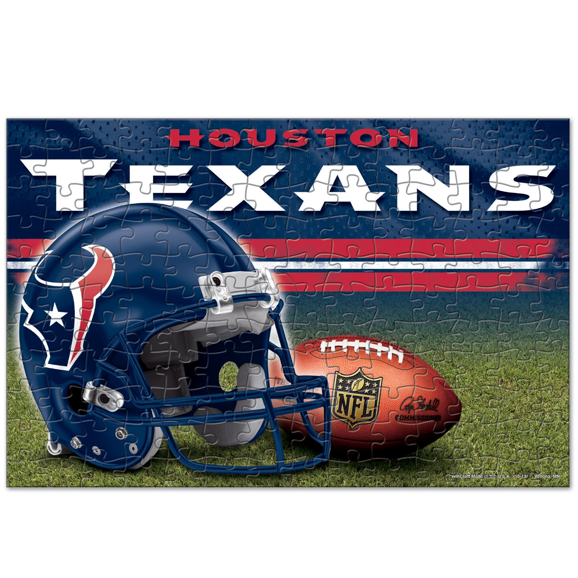 Spend your downtime between Houston Texans games piecing together this 150-piece puzzle from WinCraft. Once you're done,...