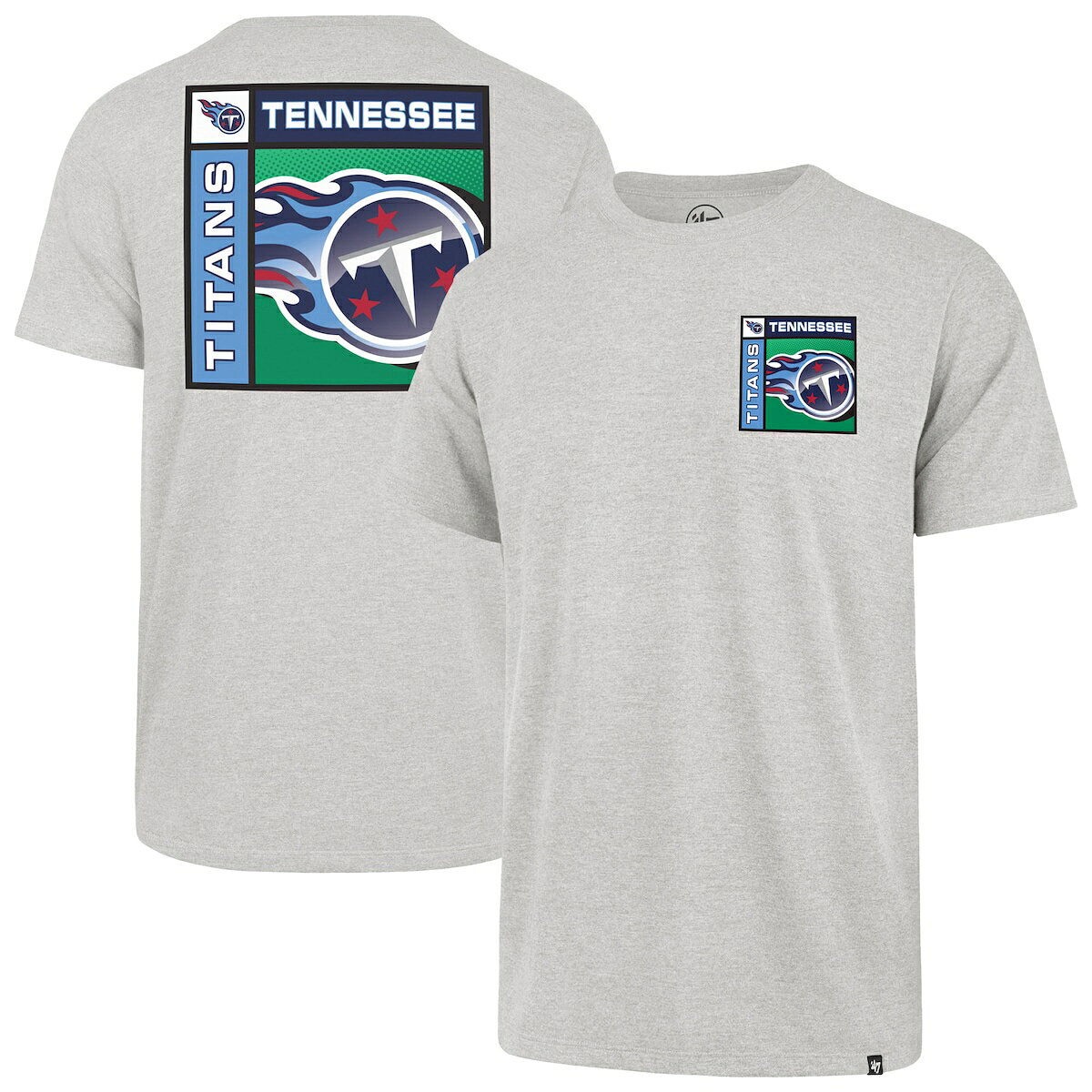 Showcase your unwavering support for the Tennessee Titans with this Chrome Plate Franklin T-Shirt from '47. The soft cot...