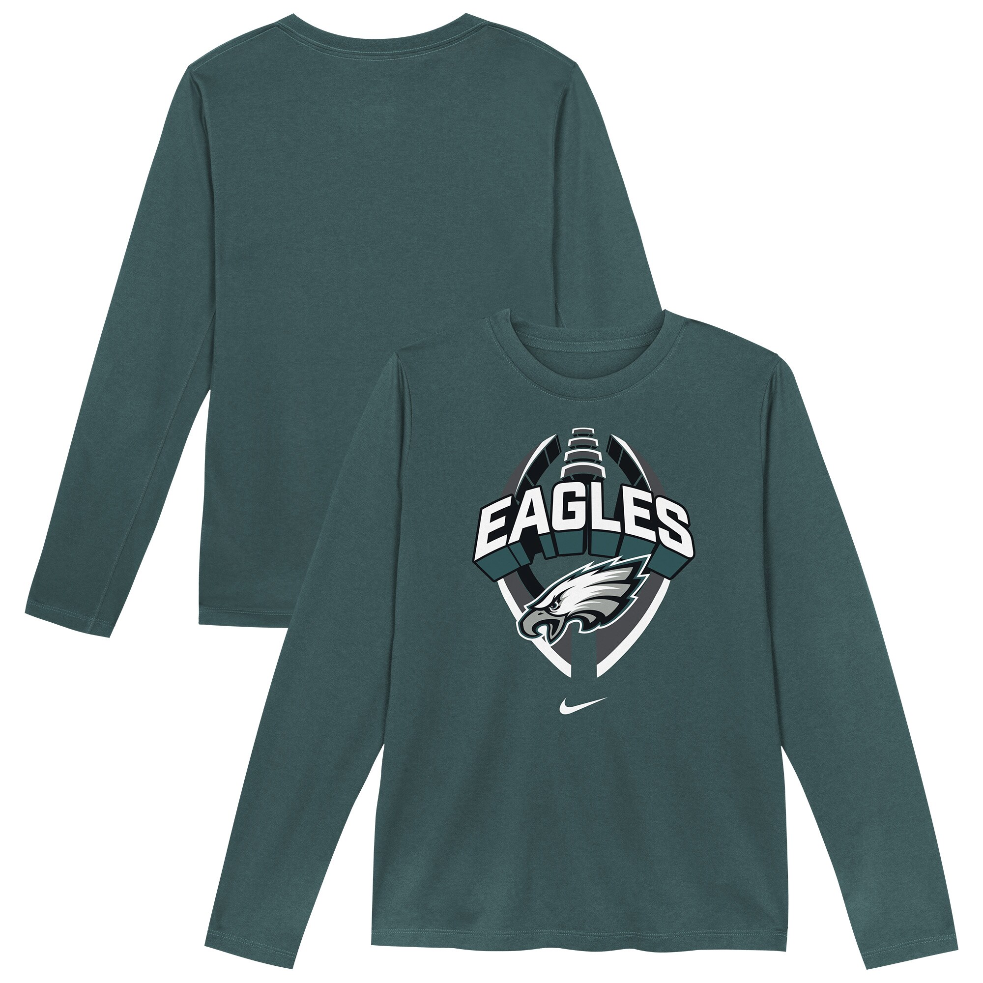 Let your young fan showcase their team pride with this Philadelphia Eagles Primetime Legend Icon Long Sleeve Performance...