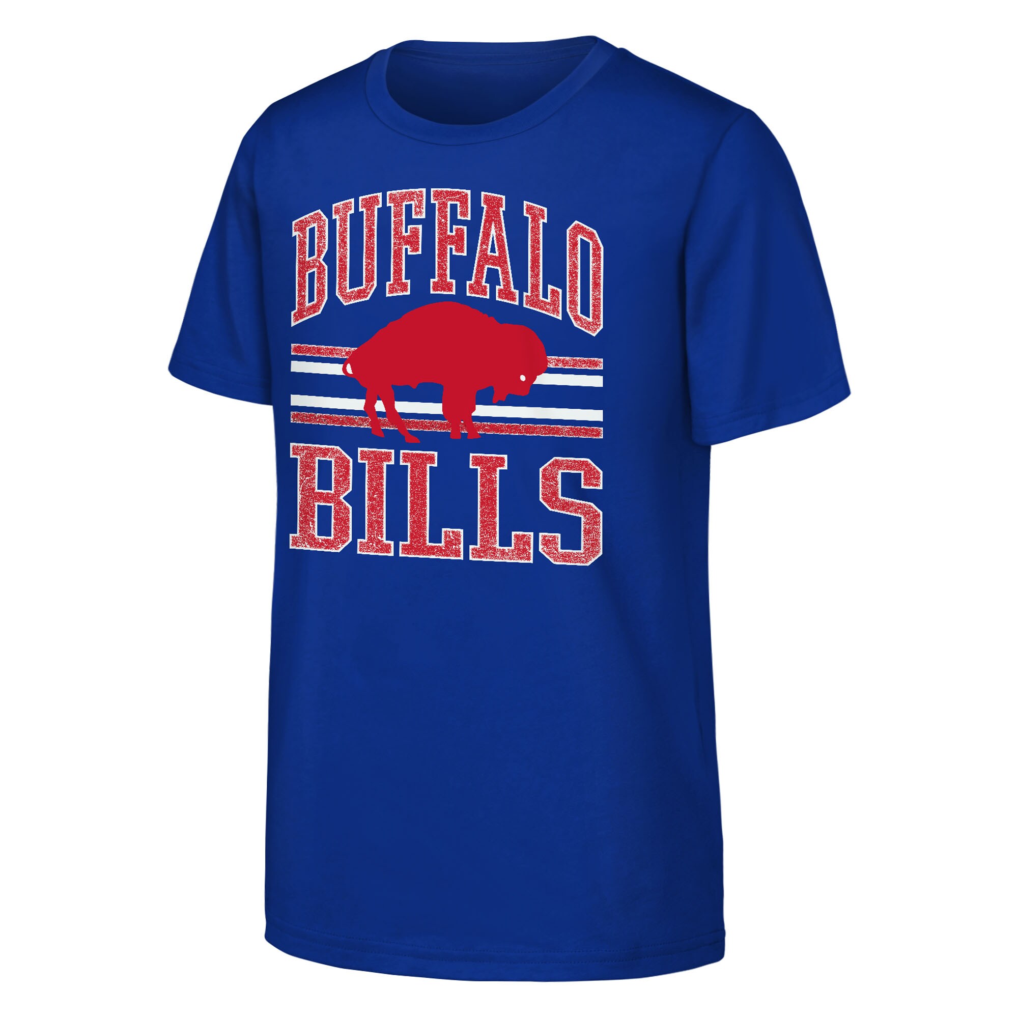 Let your young fan showcase their Buffalo Bills knowledge and pride with this vintage-inspired Thrift Style T-Shirt from...
