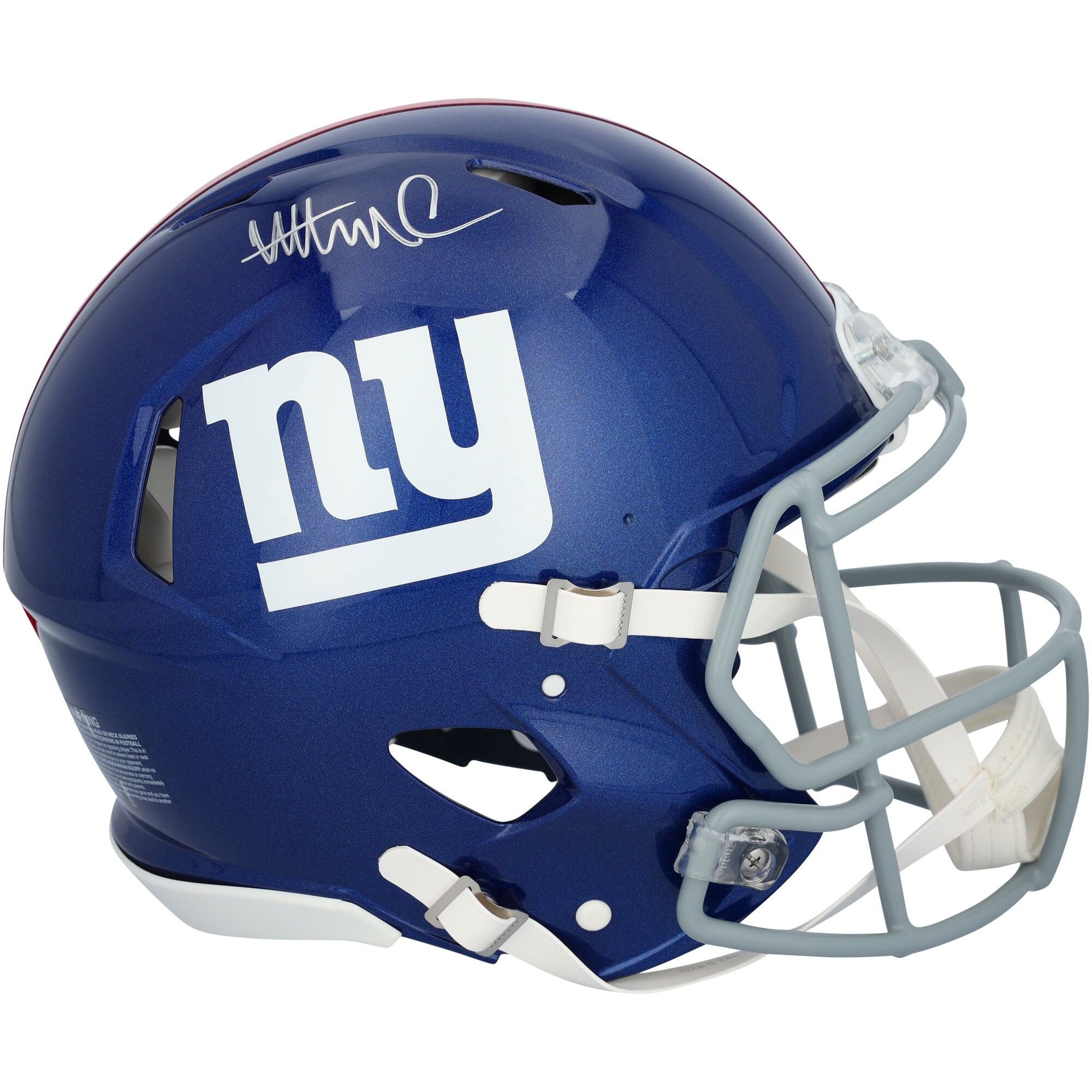 Elevate your collection of New York Giants memorabilia with this Abdul Carter autographed Riddell Speed Authentic Helmet...