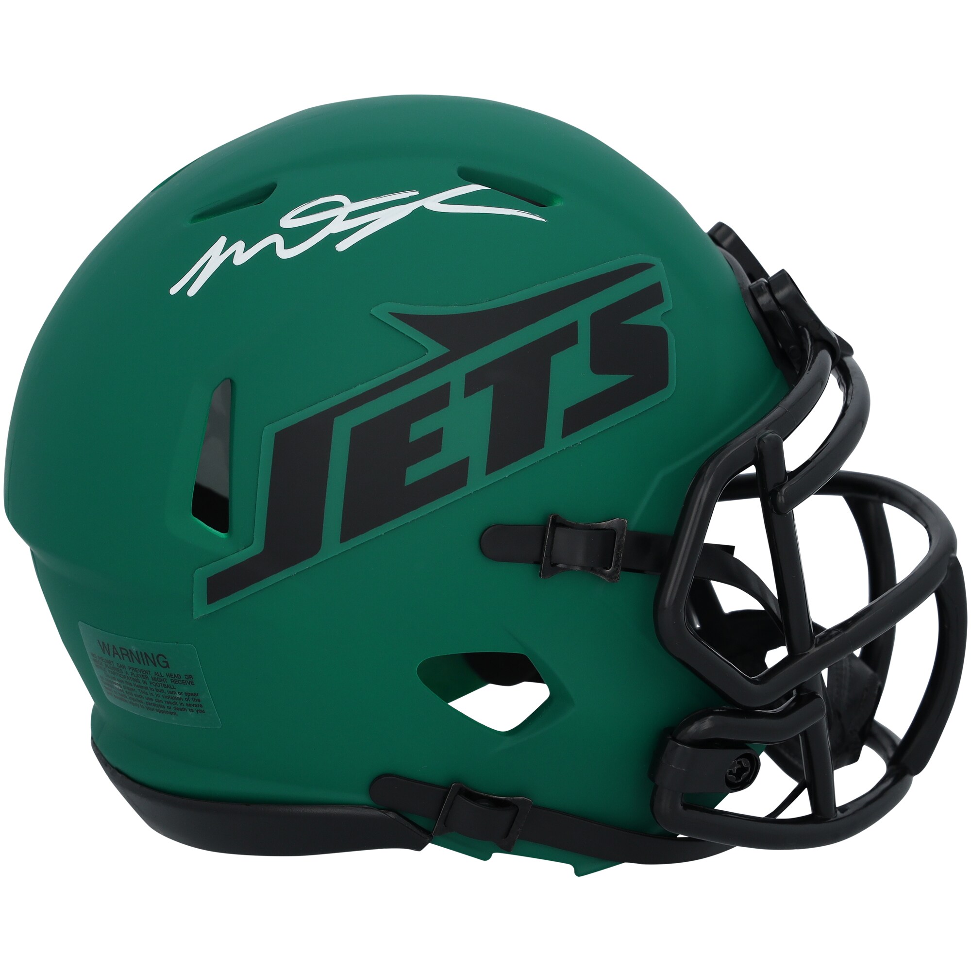 Elevate your collection of New York Jets memorabilia with this Mason Taylor autographed Riddell Rave Speed Mini Helmet. ...