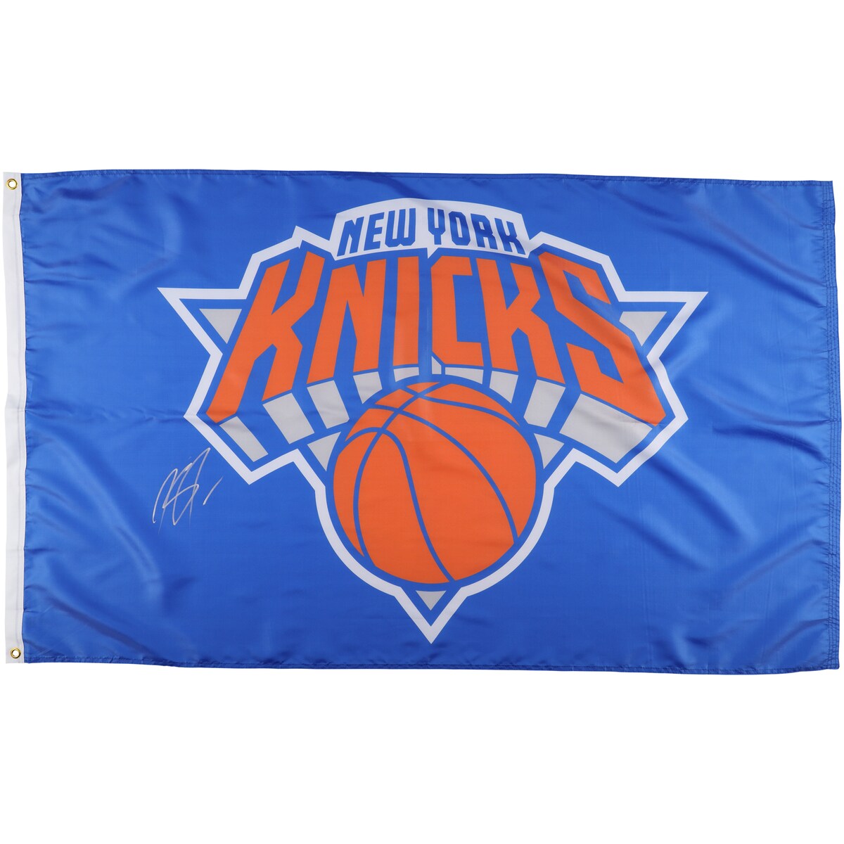 Elevate your collection of New York Knicks memorabilia with this Karl-Anthony Towns autographed Wincraft 3' x 5' Flag. I...