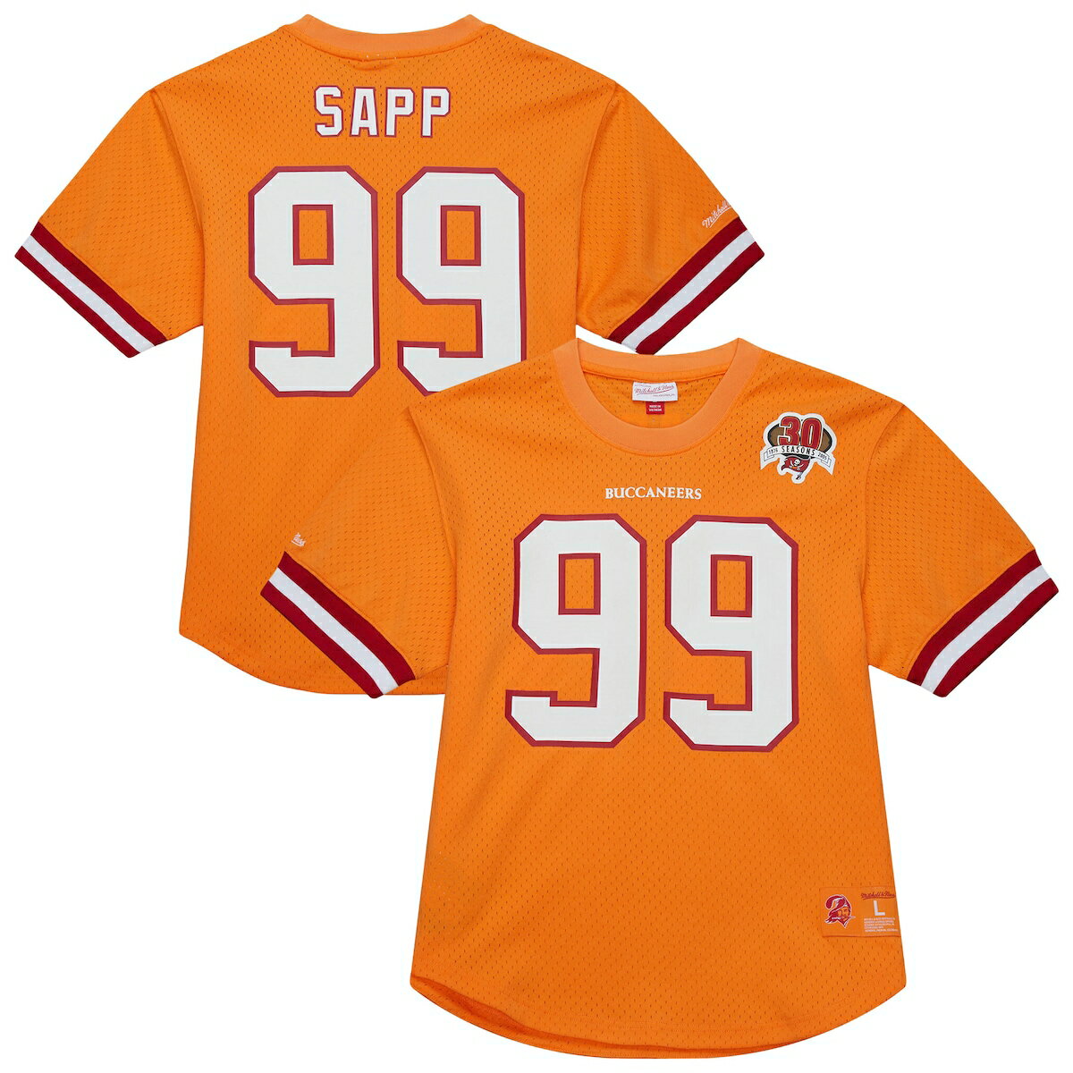 Celebrate the legacy of one of your all-time favorite Tampa Bay Buccaneers superstar with this Warren Sapp Retired Playe...