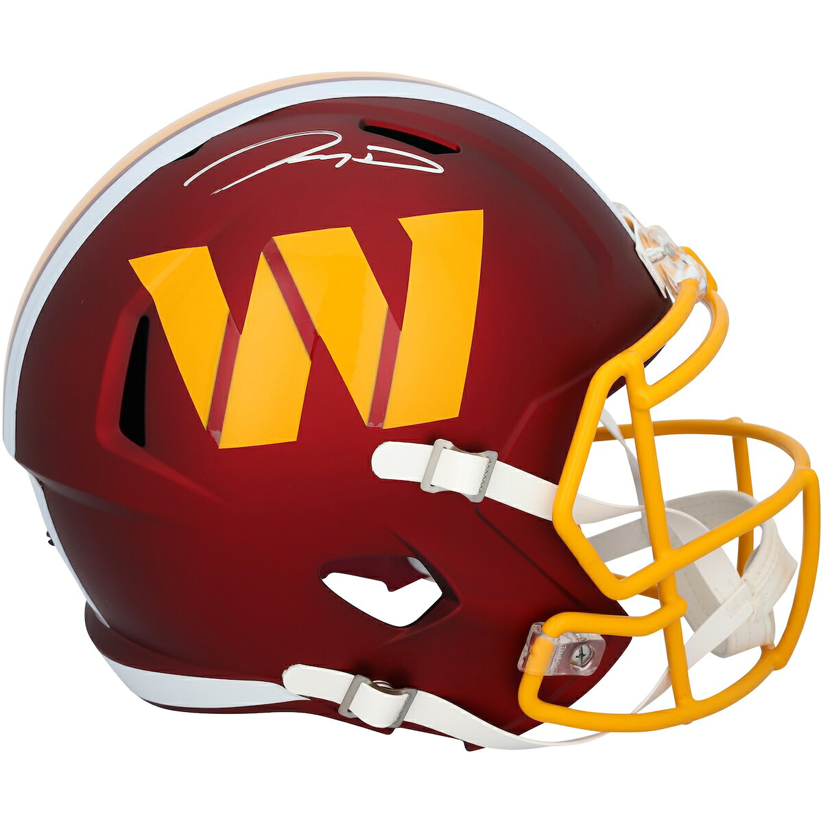 Elevate your collection of Washington Commanders memorabilia with this Jayden Daniels autographed Riddell 2025 Alternate...