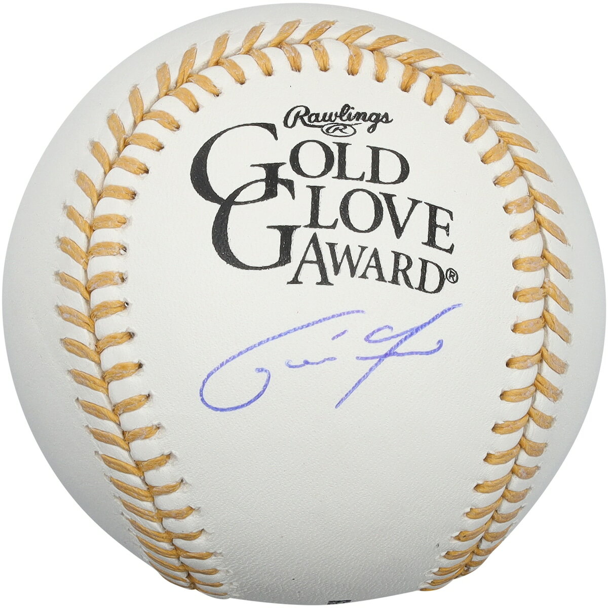This Christian Yelich autographed Gold Glove Logo Baseball is a standout piece for any Milwaukee Brewers fan looking to ...
