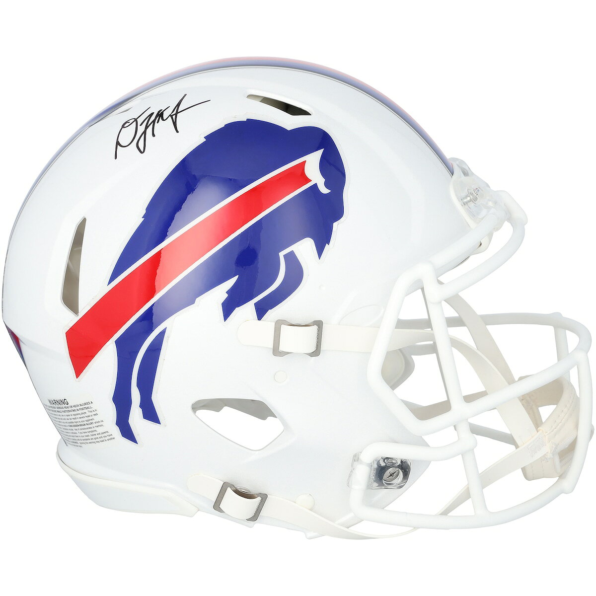 Elevate your collection of Buffalo Bills memorabilia by picking up this D.J. Moore autographed Riddell Speed Authentic H...