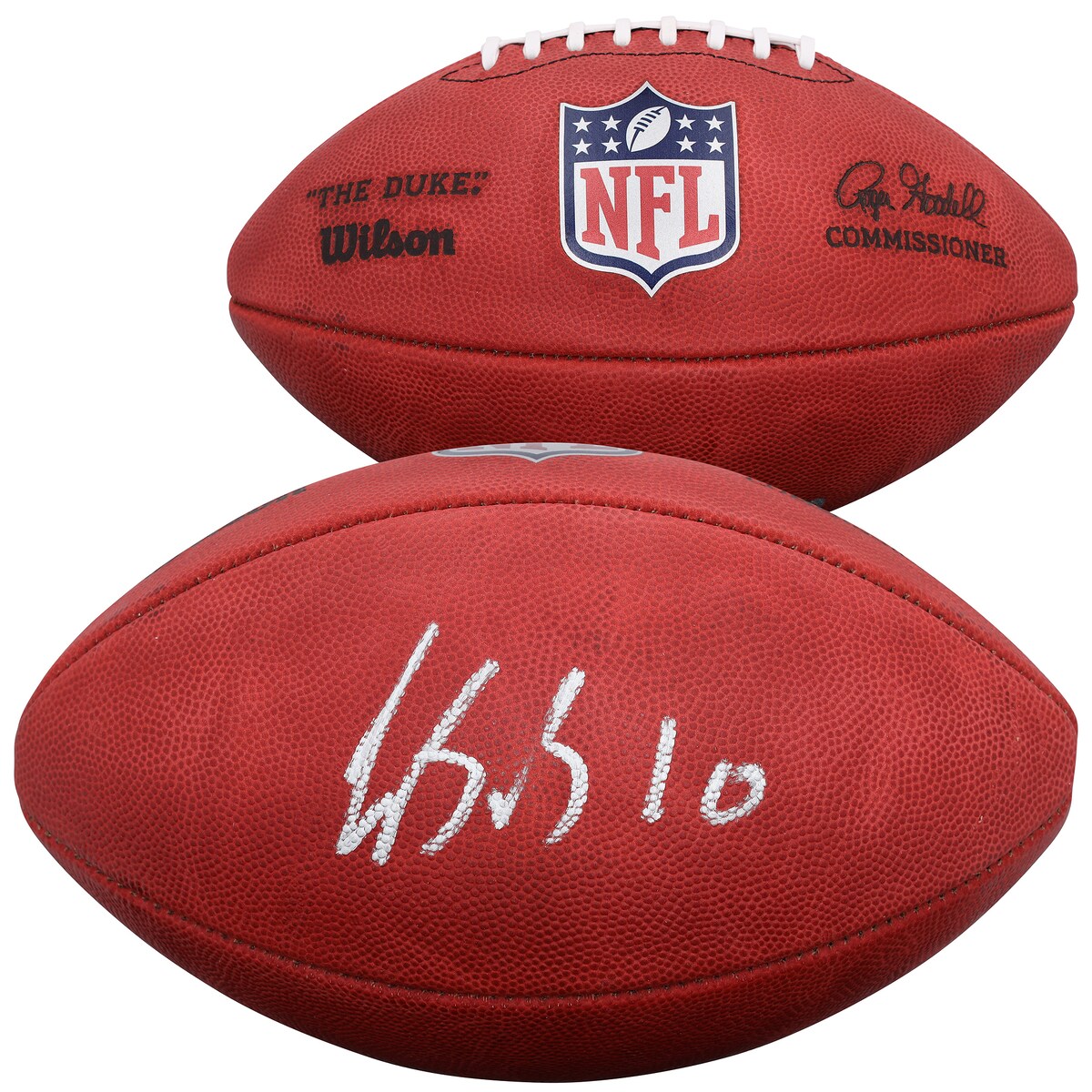 This Luther Burden III autographed Duke Full Color Football is a standout item for any Chicago Bears fan looking to cele...