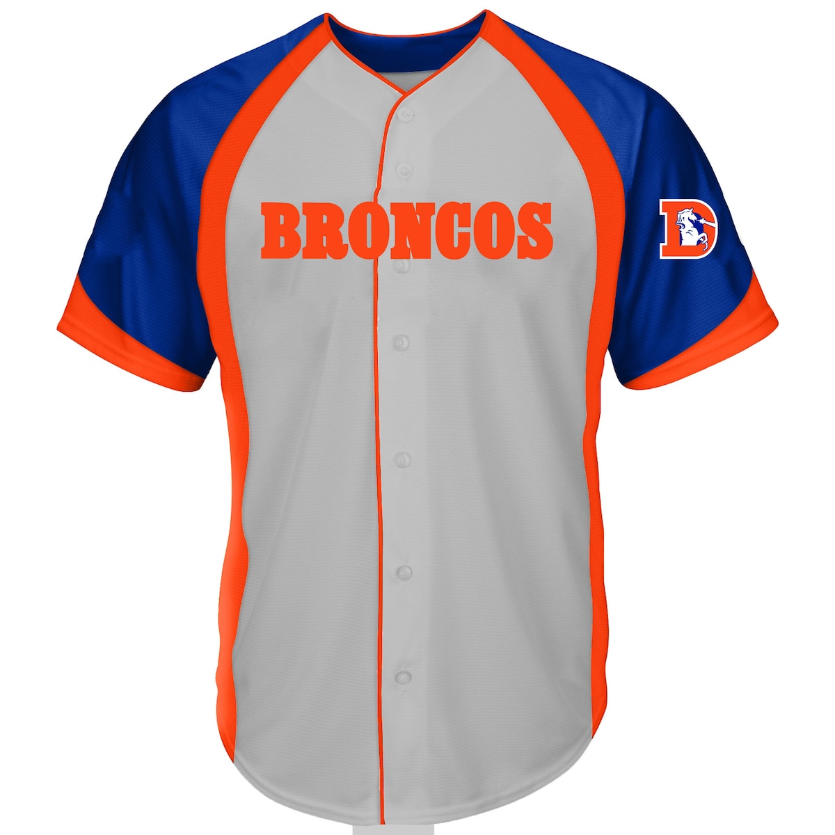Show off your Denver Broncos fandom in a slightly more sophisticated fashion with this Profile Button-Up Fashion Top. Th...