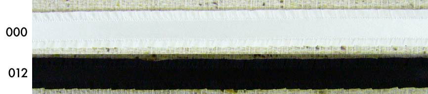 シンプルなサテン・フリルリボンです。2サイズ共通 オフ、黒の2色展開です。 *日本製*Size（幅） 約15mm Material (素材) ナイロン100％ How to buy(購入について) 数量はm単位になります。1m単位でお買い求...