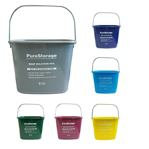 海外のレストランで布巾を漂白する際に使用するPura Storage。 ガーデニングや洗車時のバケツとしてはもちろん、内部に目盛りもついているのでペイントにも使えます！ 車内のゴミ箱やオモチャ入れにもバッチリ！ サイズ：H190×W255×...