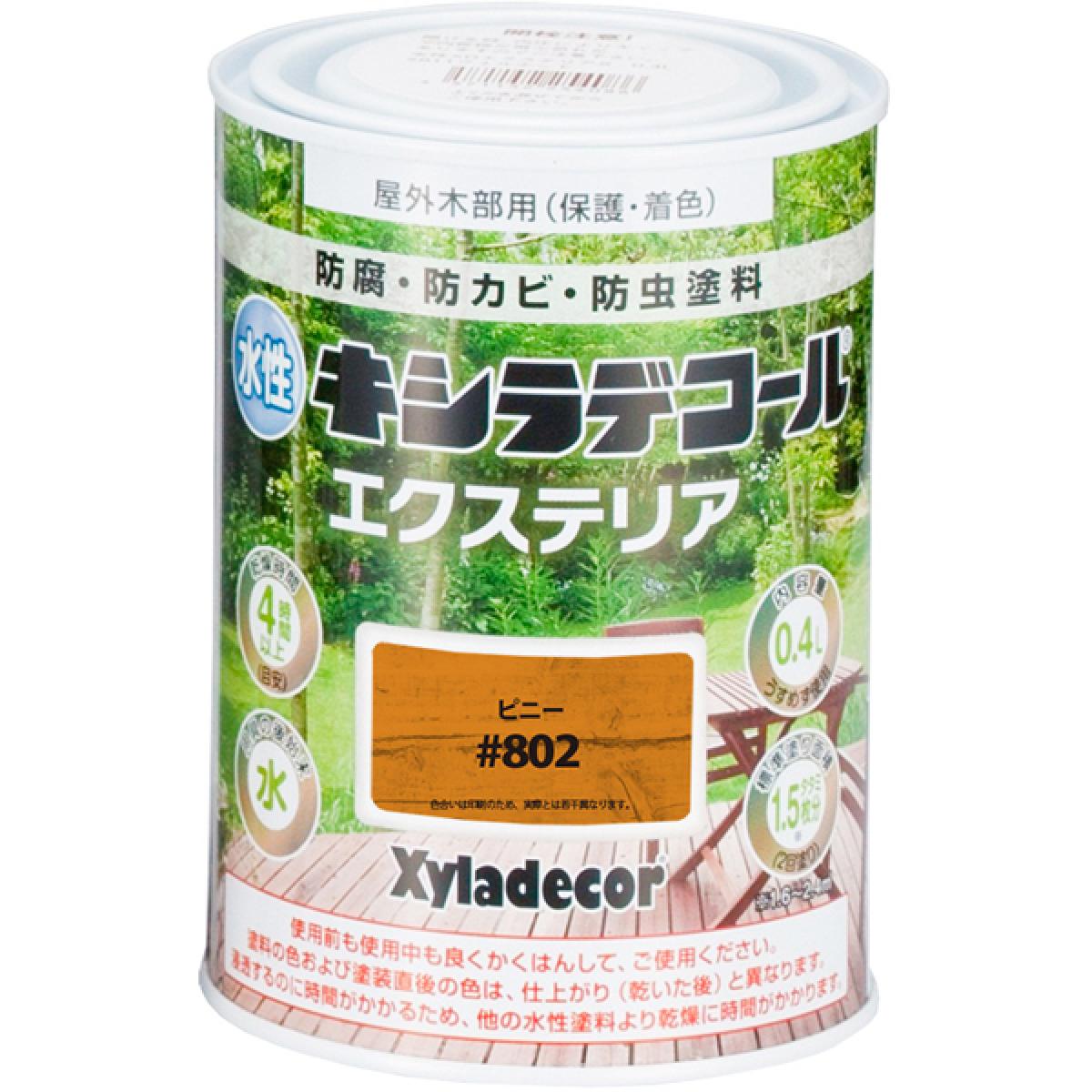 水性でも抜群の高耐久 ・油性キシラデコールと同等の優れた防腐・防カビ・防虫効果 ・雨や日光による劣化・退色に強く、長時間にわたって鮮やかさを保ちます。 ・ハケさばきがよく、用具の後始末も水洗いでOKです。 ・水性タイプなので臭いも少なく、塗...