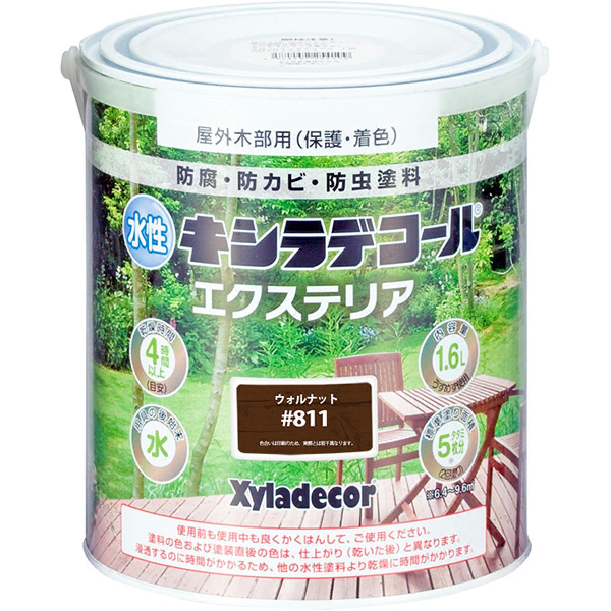 水性でも抜群の高耐久 ・油性キシラデコールと同等の優れた防腐・防カビ・防虫効果 ・雨や日光による劣化・退色に強く、長時間にわたって鮮やかさを保ちます。 ・ハケさばきがよく、用具の後始末も水洗いでOKです。 ・水性タイプなので臭いも少なく、塗...