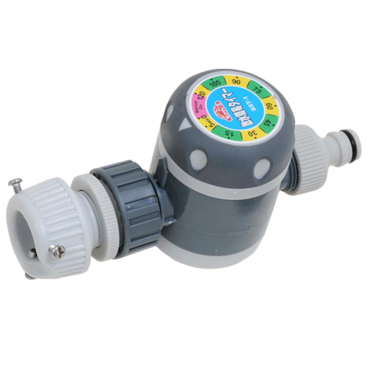スプリンクラー・水やり等の時間設定ができます。 電池不要の手動式です。 《製品仕様》 ●適合ホース内径：12～15mm ●適合ホース外径：20mmまで ●注意事項：表示用途以外に使用しないでください。約±2分の誤差はありますので、分単位に正...