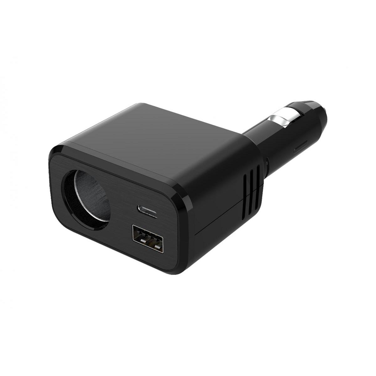 24V対応。USB PD65W対応。 ●1つのDCソケット、Type-CとリバーシブルUSB-Aの2ポートを備えたダイレクトタイプの増設ソケット。 ●12/24V両方の電源に対応、トラック等にも使用可能。 ●USB PD(Power Del...