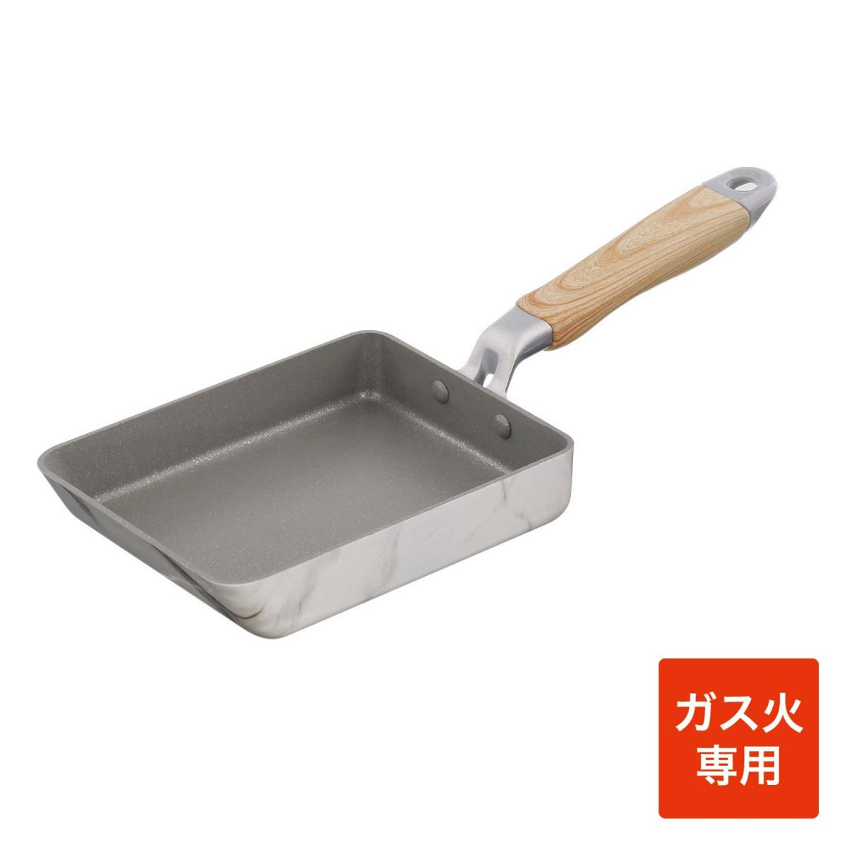 《商品の説明・注意事項》 〇マーブルキッチンシリーズのガス火フライパン。 〇本体外面は高度な技術で上品な大理石模様。 〇内面は耐摩耗性試験100万回クリアのシルバーマーブル(※1) 〇ハンドルはシリコーン塗装なので握りやすい。 〇ガス火専用...