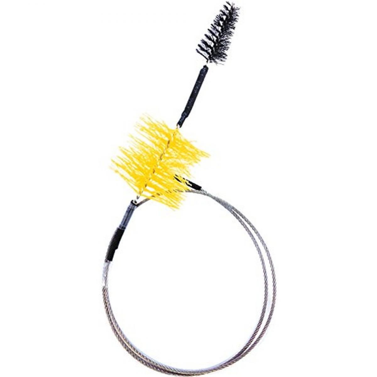 ◆排水菅に詰まった髪の毛や水アカをしっかり取る◆パイプのカーブに沿ってまがる◆洗面台、風呂場、台所などに◆黒いブラシで髪の毛を絡め取り、黄色いブラシで水アカや汚れをゴシゴシ落とします。　■　仕　様　■サイズ(約)：幅50×長さ770mm　材...