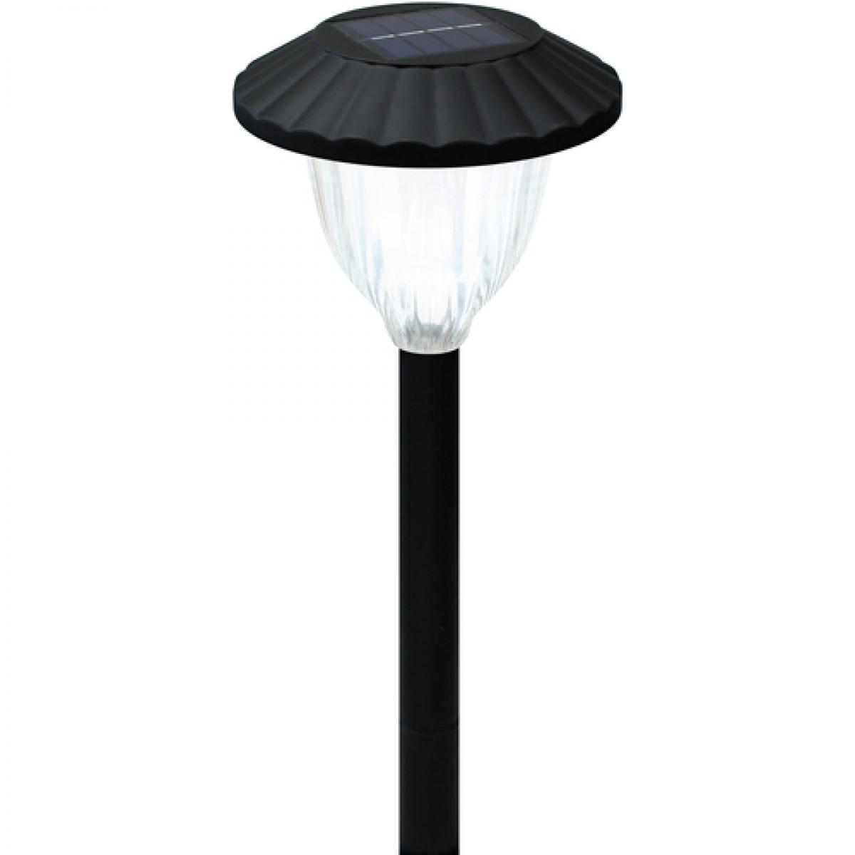 昼間に太陽光で充電。 暗くなると自動点灯。 明るくなると自動消灯。 ソーラー充電式/夜間自動点灯/配線不要/防雨構造 白色LED1個 製品サイズ：約W190×D190×H630mm(埋込杭含まず） 点灯時間：約8時間（満充電時） 使用電源：...