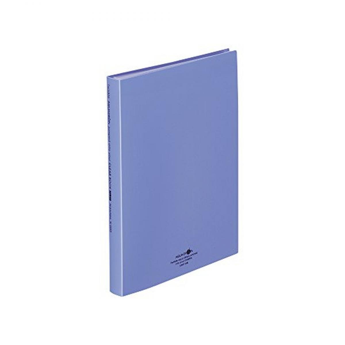 アクアドロップス・クリヤーブック フラットA4 40P 青 N-5063-8サイズ A4サイズ W230×H306×D29mm 仕様 ポケット40枚 材質 表紙：ポリプロピレン(生地厚0.9mm) ポケット：ポリプロピレン(生地厚0.06m...