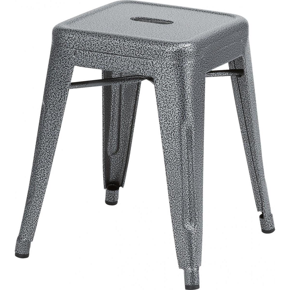 《製品仕様》●サイズ(cm)約:W39×D39×H45(座面30×30)●スペック:スチール(粉体塗装) ハンマートーン仕上げ●組立:完成品●付属工具:なし●静的耐荷重:80kg●機能:スタッキング可●注意事項:●商品重量（kg）約:3●個...
