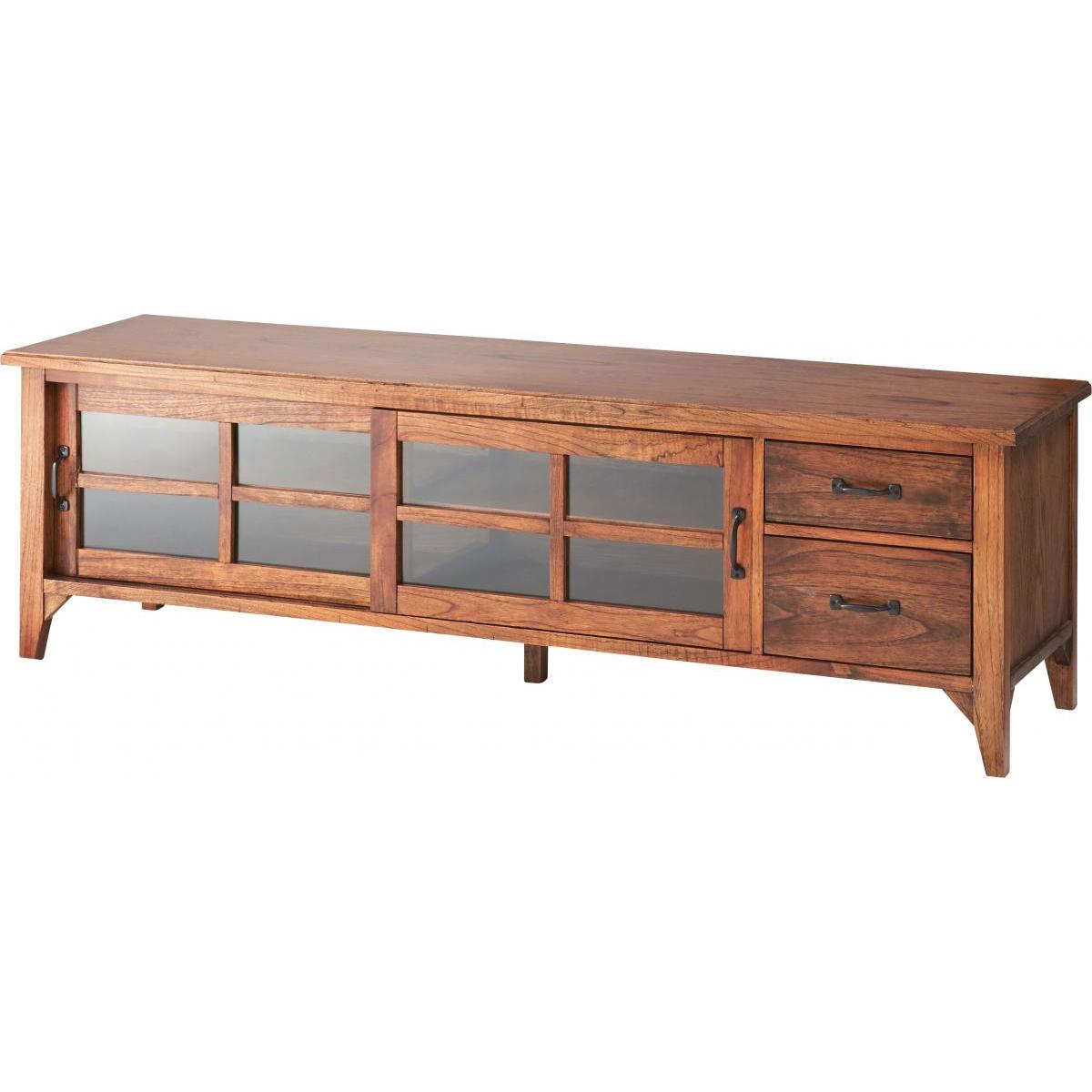 《製品仕様》●サイズ(cm)約:W150×D40×H45●スペック:天然木(ミンディ) ラッカー塗装 3mm強化ガラス●組立:完成品●付属工具:なし●静的耐荷重:50kg●注意事項:●商品重量（kg）約:0●個口数:1●原産国:インドネシア...