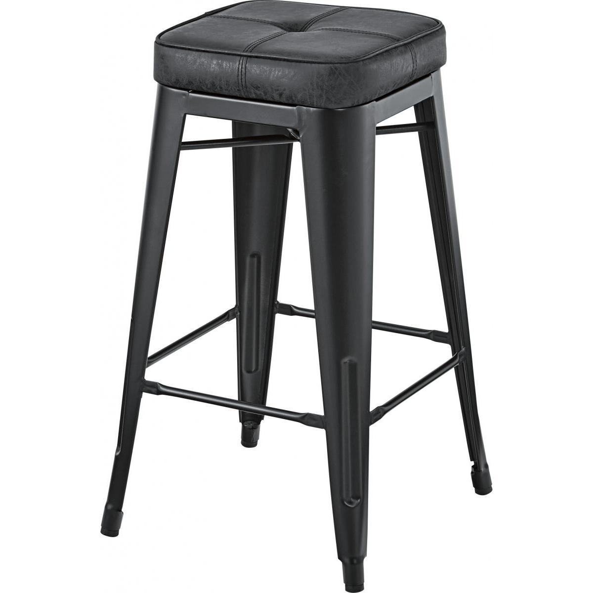 《製品仕様》●サイズ(cm)約:W41×D41×H70●スペック:スチール(粉体塗装) ソフトレザー●組立:完成品●付属工具:なし●静的耐荷重:80kg●機能:スタッキング可●注意事項:●商品重量（kg）約:0●個口数:1●原産国:中国●カ...