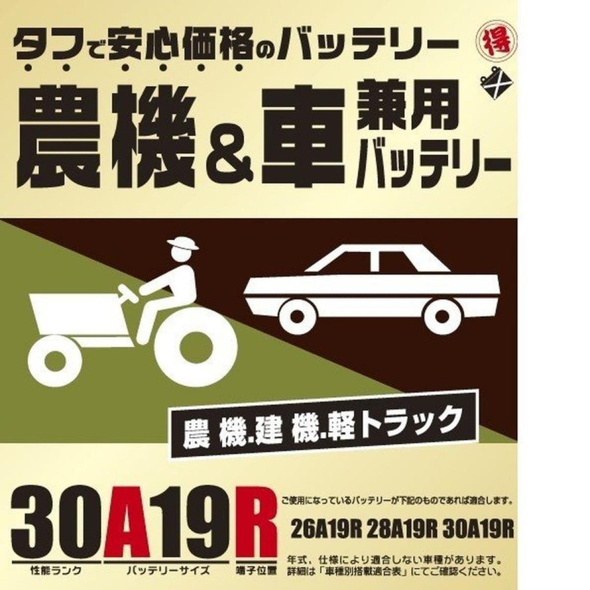 ◇農機・建機・トラック向きバッテリー！ ◇補水可能なキャップ式（埃でつまることなく、手入れしやすい凸キャップ） ◇インジケータ、収納取っ手付　※B19?D31※商品の仕様・パッケージや原産国・原産地などは、メーカーの都合により予告なく変更さ...