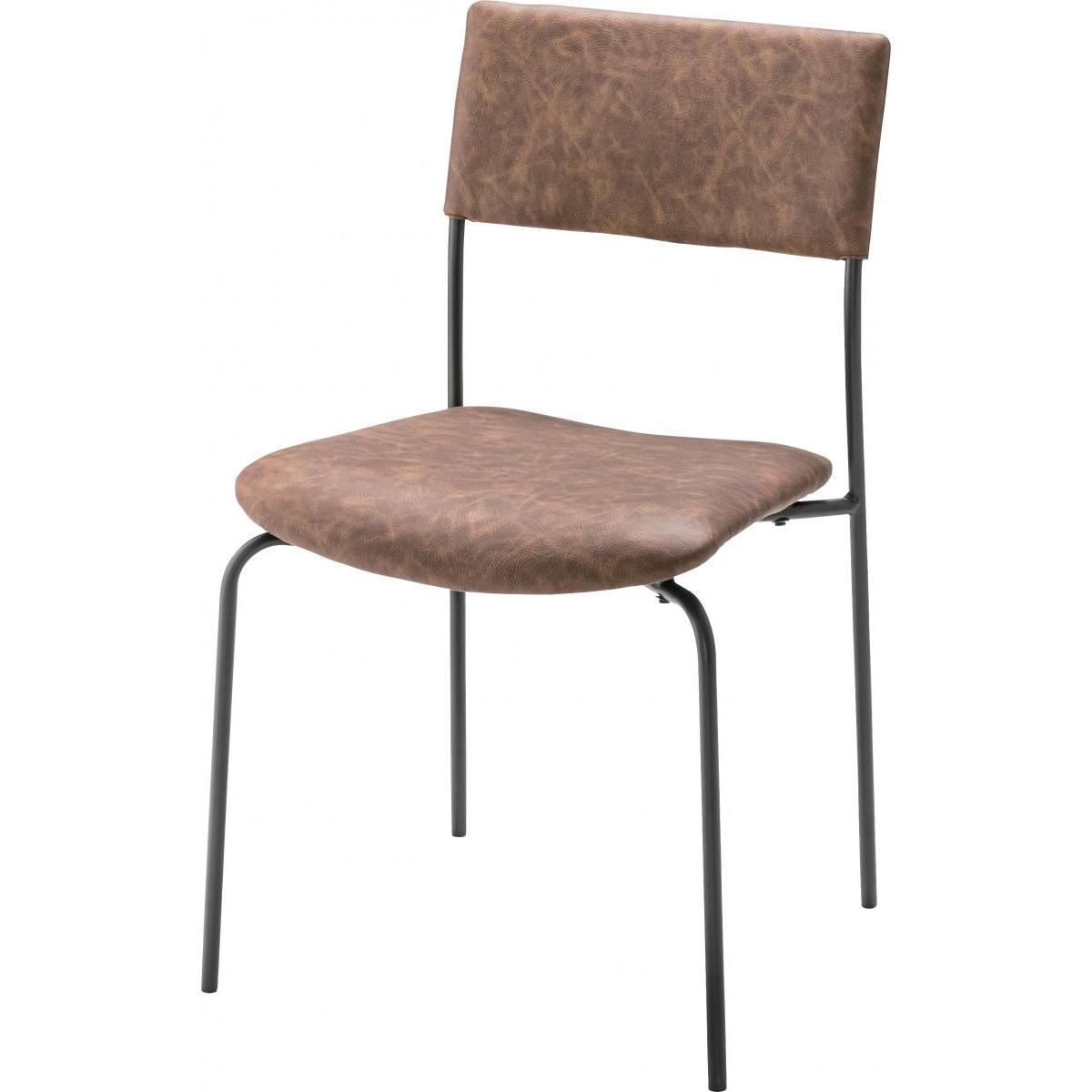 《製品仕様》●サイズ(cm)約:W48.5×D54×H80.5×SH47●スペック:スチール(粉体塗装) ソフトレザー●組立:完成品●付属工具:なし●静的耐荷重:80kg●注意事項:●商品重量（kg）約:4●個口数:1●原産国:中国●カラー...