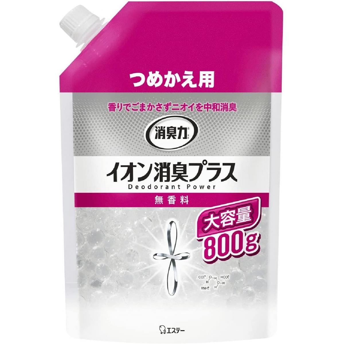 消臭力 クリアビーズ イオン消臭プラス 大容量 つめかえ 無香料 800g※商品パッケージ等は予告なく変更になる場合がございます。※商品の仕様・パッケージや原産国・原産地などは、メーカーの都合により予告なく変更される場合がございます。最新の...