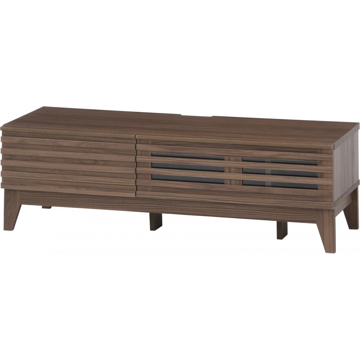 《製品仕様》●幅1200×奥行420×高さ385mm●耐荷重(天板)：30kg(42V型まで対応)●引出内寸：425x335x150mm●収納内寸(左)：450x365x185mm●収納内寸(右)：200x365x185mm●■表面材:プリ...