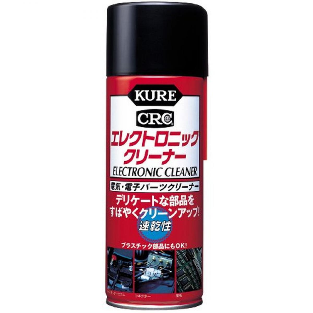 ●【商品説明】●「KURE エレクトロニッククリーナー 380ml」は、デリケートな電気・電子部品の汚れをすばやく簡単に落とす速乾性クリーナーです。●油汚れ、グリース、ホコリなどをすばやく落とします。●速乾性なので、作業も簡単で残渣もありま...