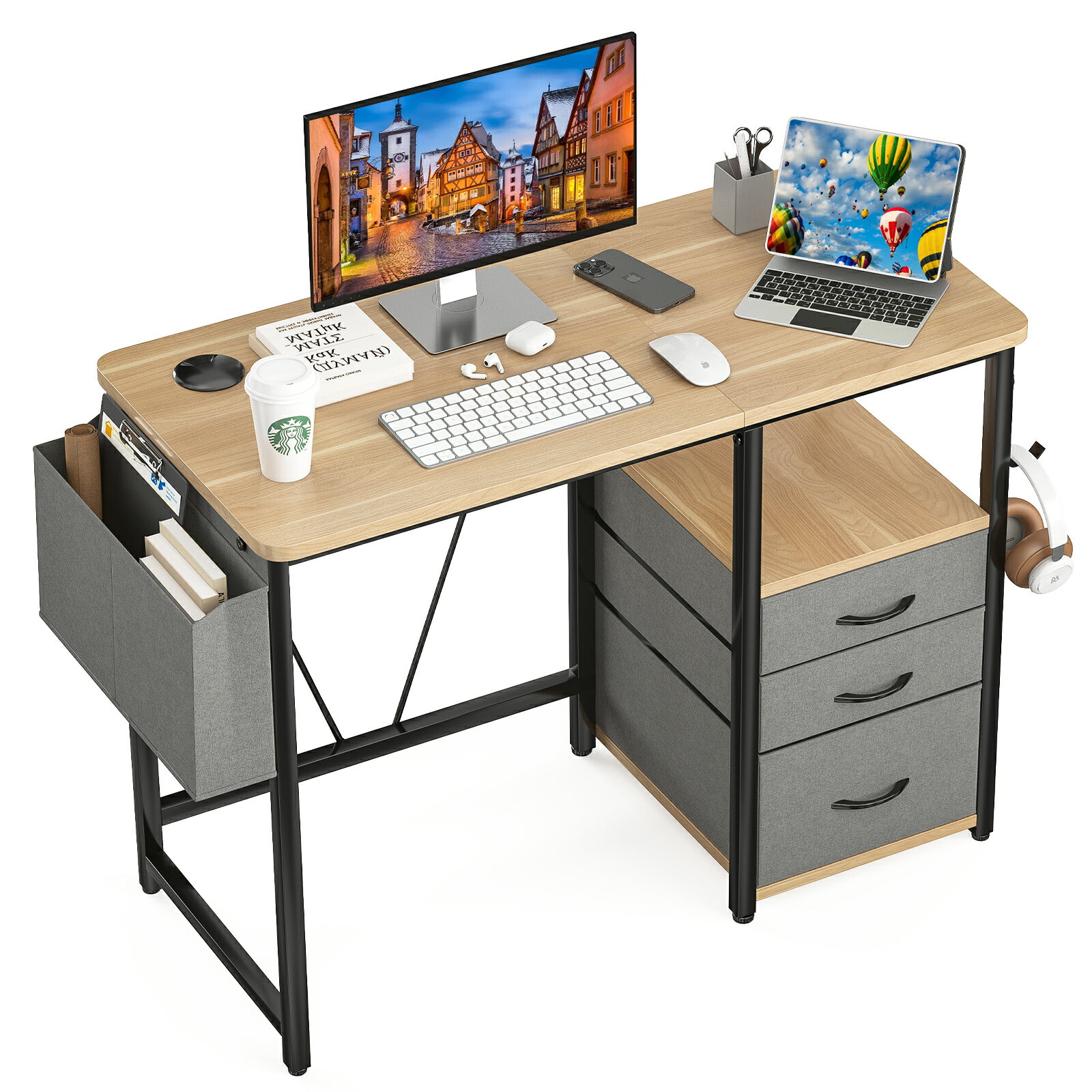 商品情報 サイズ外寸： 幅100cm:幅100×奥行48×高さ75cm 幅120cm:幅120×奥行60×高さ75cm 幅140cm:幅140×奥行60×高さ75cm 重量 幅100cm:約13.7kg 幅120cm:約17.4kg 幅14...