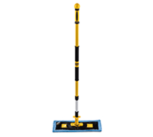 フロアークリーナーセット ソフト商品番号　50545☆フロアファイバーソフト、プレート、テレスコープポールの3点セット&nbsp; 屋内のフローリング（オイル加工、ワックス加工されたフロアーや、ウッド、竹、畳、大理石、石、コルク、ゴム、リノ...