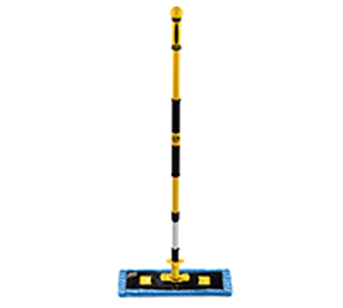 フロアークリーナーセット ミディアム商品番号　50546&nbsp;☆フロアファイバーミディアム、プレート、テレスコープポールの3点セット&nbsp; 屋内のラミネート加工、ラッカー加工、木、竹、大理石、石、コンクリート、コルク、陶器製、天...