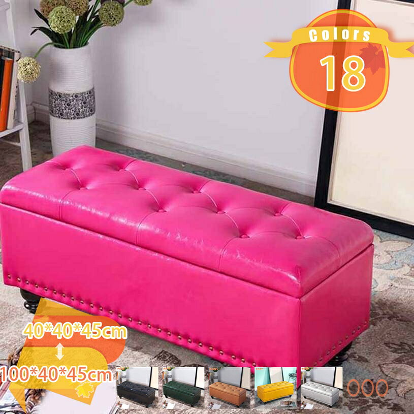 メイン素材：木、PUレザー◆【サイズ】：40*40*45cm 60*40*45cm 80*40*45cm 100*40*45cm；　 ◆耐荷重：約150kg；◆材質：PUレザー；　【ファブリック】ポリエステル；◆構造部材：木製、ウレタンフォ...