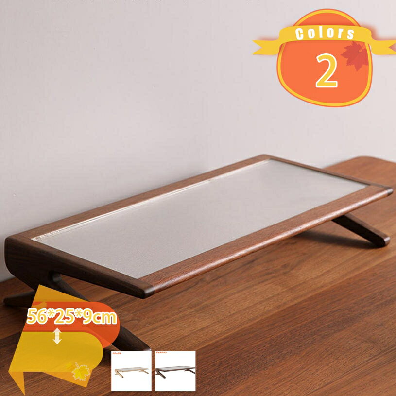 メイン素材：木★・1：【寸法は、ページで写真で確認できます。自分で組み立てる必要がある。】【モニタースタンドのみを販売し、その他の装飾品は販売しない。商品には輸送途中のぶつかりによる小さな傷がある場合があります。お気になる方はご注意ください...