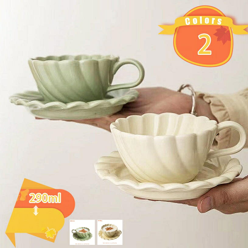 メイン素材：セラミック商品サイズ：（カップ---直径約11cm、高さ約6.5cm、 容量約 290ml）。商品仕様：コップ*1個 。 *焼物のため，多少の寸法ずれが生じる事があります。予めご了承下さい。ちょっと一息つきたい時、お家でも会社で...