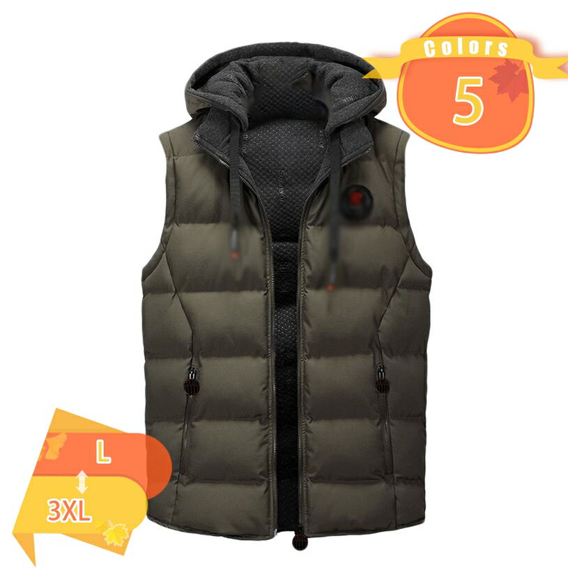 表地：ポリエステルメイン素材：ポリエステル●【保温性】保温性と快適さを両立させるほどよい厚みとふかふかした感触は、気楽な着心地を叶えてくれます。　 ※ パッケージ内容はベストのみで、他のアクセサリーなどは含まれていません。●【ジップポケット...