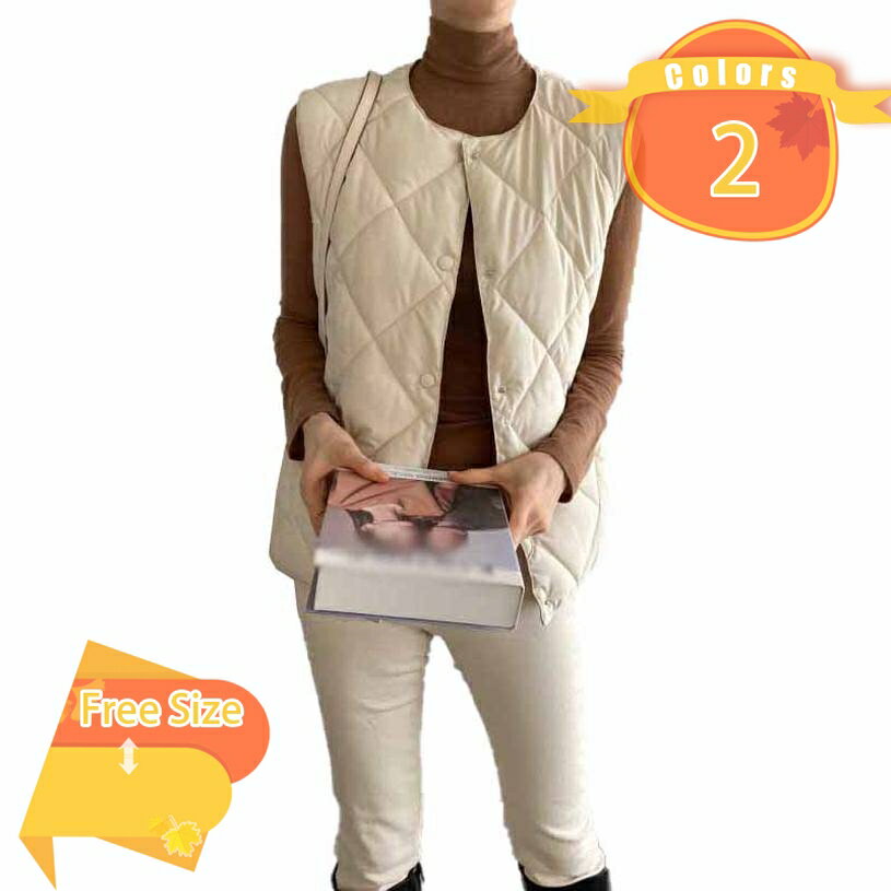 表地：ポリエステルメイン素材：ポリエステル●美しい薄手ベストが新登場です♪無地でシンプルなv襟デザインので、デイリーに活躍してくれます♪　　　 ※ パッケージ内容はベストのみで、他のアクセサリーなどは含まれていません。●軽量、ふわふわでソフ...