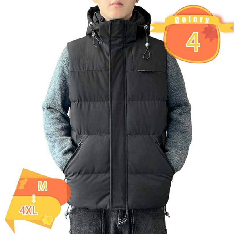 表地：ポリエステルメイン素材：ポリエステル◆【超軽量】温かさと軽さを両立させるため、素材にこだわり抜いて超軽量を実現させました、軽い着心地が魅力です。 　※ パッケージ内容はベストのみで、他のアクセサリーなどは含まれていません。◆【防寒】裏...
