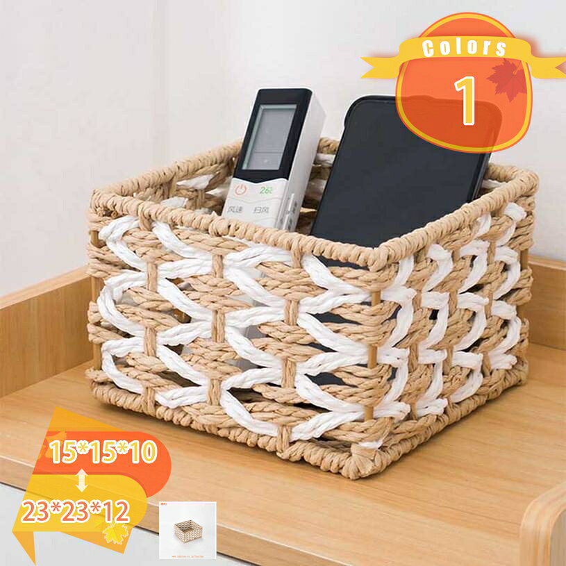 メイン素材：つる■商品サイズ：奥行き×横幅×高さcm「1個入り」。【ナチュラル雰囲気】ラタンで作ったかごは、素材本来の色がナチュラル雰囲気を引き出します。シンプルなデザイン、丁寧な織り目、オシャレな色変化が和洋問わず大人気です。古典風や現代...