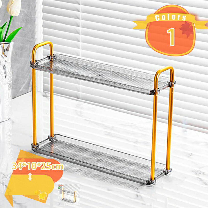 メイン素材：プラスチック♪ 整理整頓されたデスク上で、ごちゃごちゃした状態から解放され、デスクが整然と美しくなります。調味料ボトルや化粧品、カップなどの小物を収納できます。♪ 組み立て簡単：一目瞭然な構造で組み立てについて、工具は不要、女性...