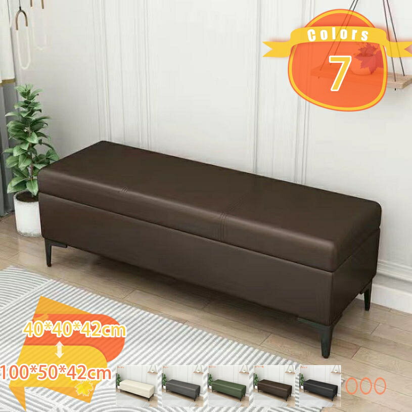 メイン素材：木、PUレザー◆【サイズ】：90*40*42cm 100*40*42cm 100*50*42cm 40*40*42cm 60*40*42cm 70*40*42cm 80*40*42cm；　 ◆耐荷重：約150kg；◆材質：PUレ...