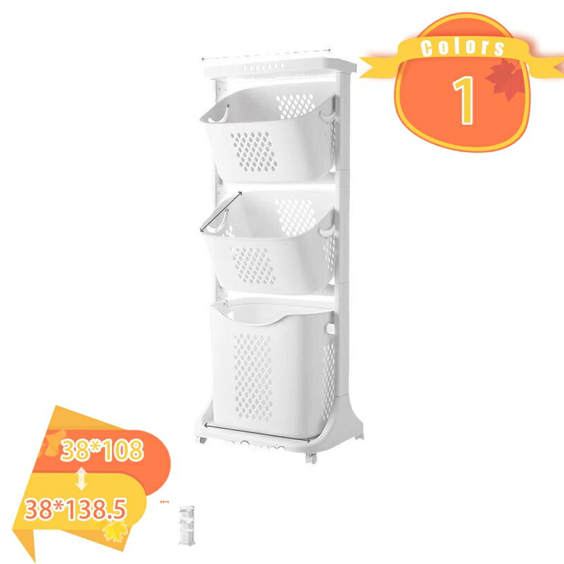 メイン素材：PP★「サイズ」（cm）3段（3層）38*108：幅38×奥行33×高さ108cm、4段（4層）38*138.5：幅38×奥行33×高さ138.5cm ※定規で測っているため、サイズは多少の誤差がございます。予めで了承ください。...
