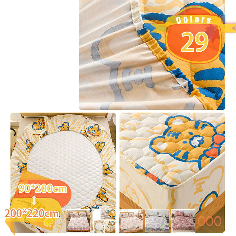 【クリックして他の色を選択してください】他の色1メイン素材：綿・コットン【素材】表地：ポリエステル/コットン 中綿：ポリエステル 【サイズ】1枚ボックスシーツのみ：90*200cm 100*200cm 120*200cm 135*200cm...
