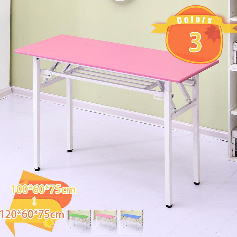 メイン素材：木、メタル【使いやすい】【サイズ】本体：100cm/120cm×奥行40cm/50cm/60cm×高さ75cm。使わない時は折りたたんで収納できる便利な折りたたみテーブルです。シンプルなデザインで、パソコンデスクとしてはもちろん...