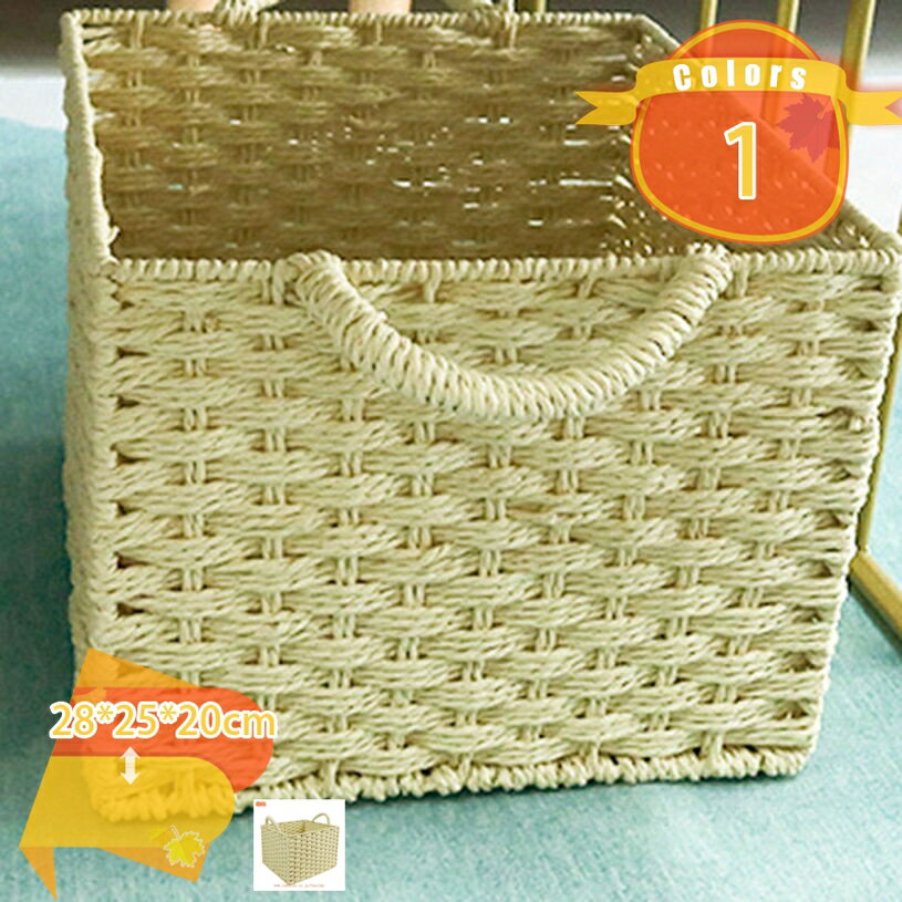 メイン素材：つる■商品サイズ：奥行き×横幅×高さcm「1個入り」。【日本風雰囲気】ラタンで作ったかごは、素材本来の色がナチュラル雰囲気を引き出します。シンプルなデザイン、丁寧な織り目、オシャレな色変化が和洋問わず大人気です。古典風や現代風、...